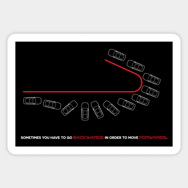 Backwards Entry (v1) - Drift - Sticker | TeePublic